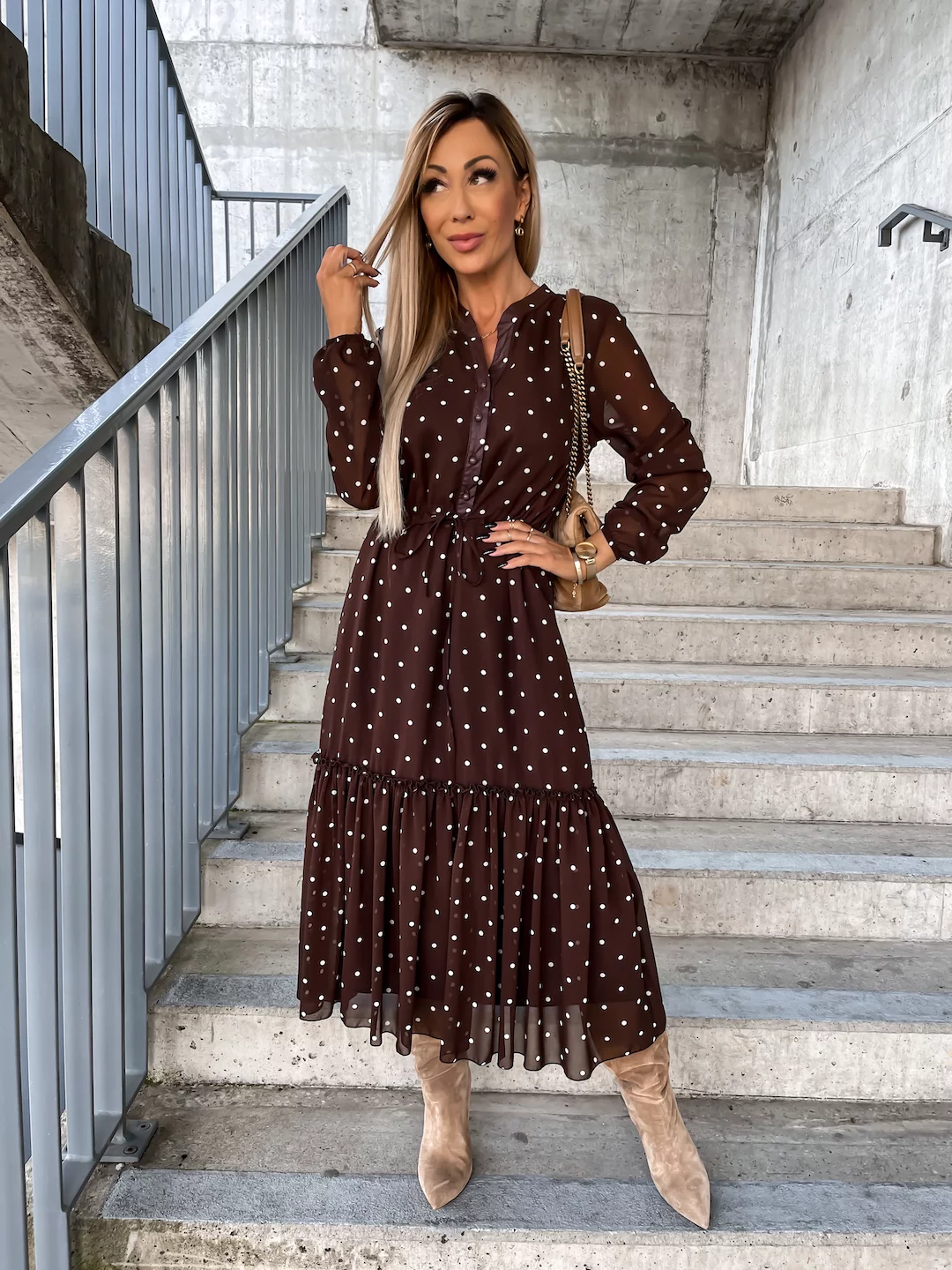 SUKIENKA MIDI DAISY BY CHICACA BROWN | Ubrania, obuwie oraz dodatki dla ...