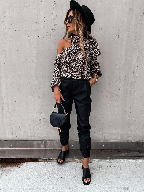 BLUZKA ELEGANT BOW PANTHER | Ubrania, obuwie oraz dodatki dla kobiet