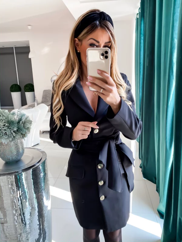 SUKIENKA MARYNARKOWA BY CHICACA BLACK | Ubrania, obuwie oraz dodatki ...