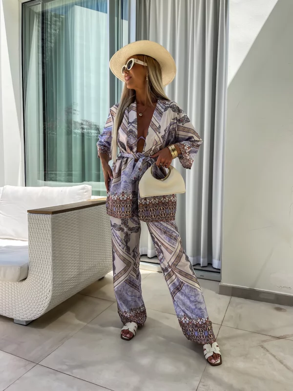 KOMPLET 2-CZĘŚCIOWY ISMALIA LILA | Ubrania, obuwie oraz dodatki dla kobiet