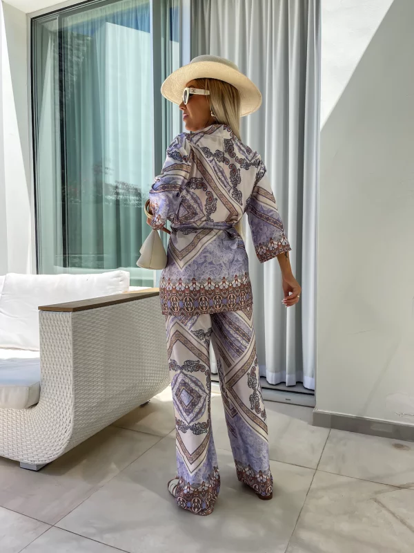 KOMPLET 2-CZĘŚCIOWY ISMALIA LILA | Ubrania, obuwie oraz dodatki dla kobiet