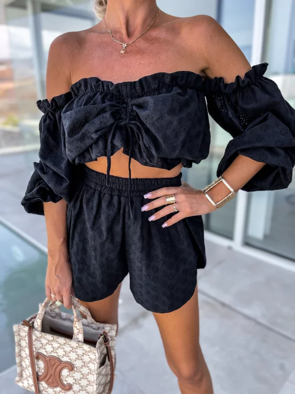 KOMPLET BARCELONA BLACK | Ubrania, obuwie oraz dodatki dla kobiet