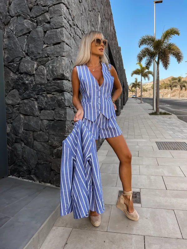 KOMPLET EFFECTIVE PEYTON BLUE | Ubrania, obuwie oraz dodatki dla kobiet