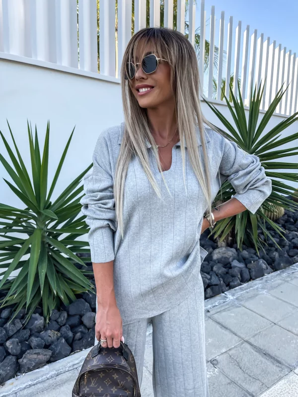 KOMPLET LIBERTY GRAY | Ubrania, obuwie oraz dodatki dla kobiet