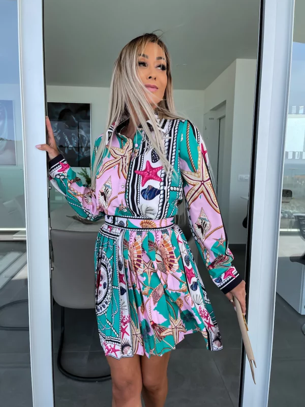 KOMPLET MOANA GREEN | Ubrania, obuwie oraz dodatki dla kobiet