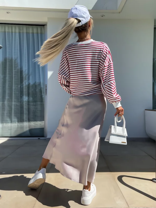 BLUZA OVERSIZE SUPER LOOK CREAM | Ubrania, obuwie oraz dodatki dla kobiet