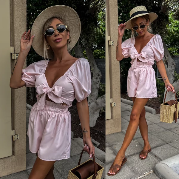 KOMPLET 2-CZĘŚCIOWY TIARA POWDER | Ubrania, obuwie oraz dodatki dla kobiet