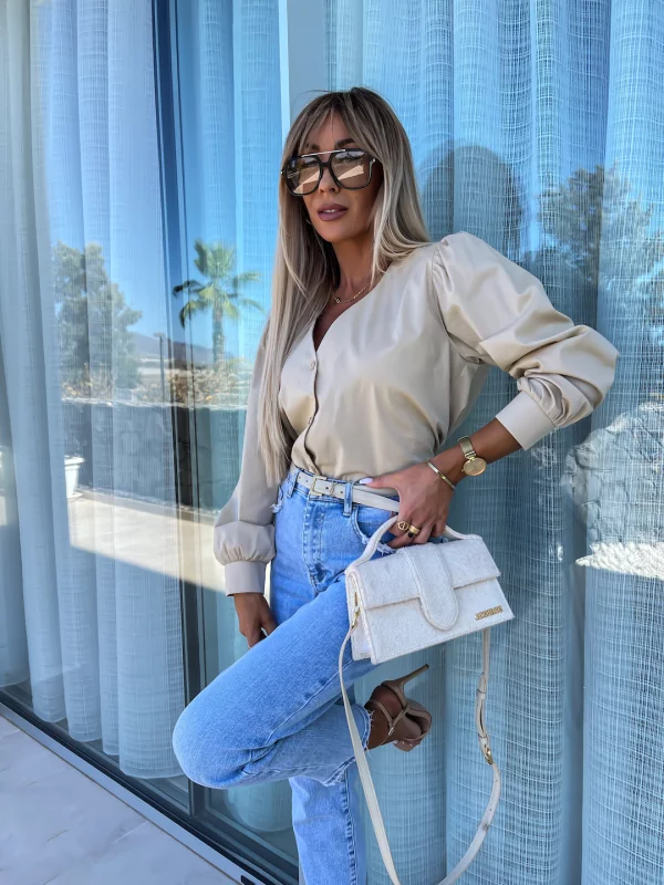 KOSZULA YOUR MAIN BASE BEIGE | Ubrania, obuwie oraz dodatki dla kobiet