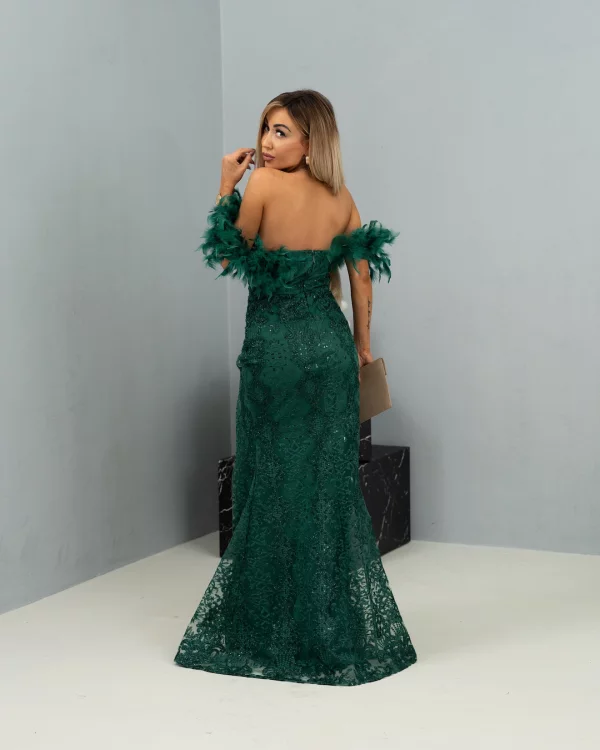 SUKIENKA MAXI BORN ROYAL GREEN | Ubrania, obuwie oraz dodatki dla kobiet