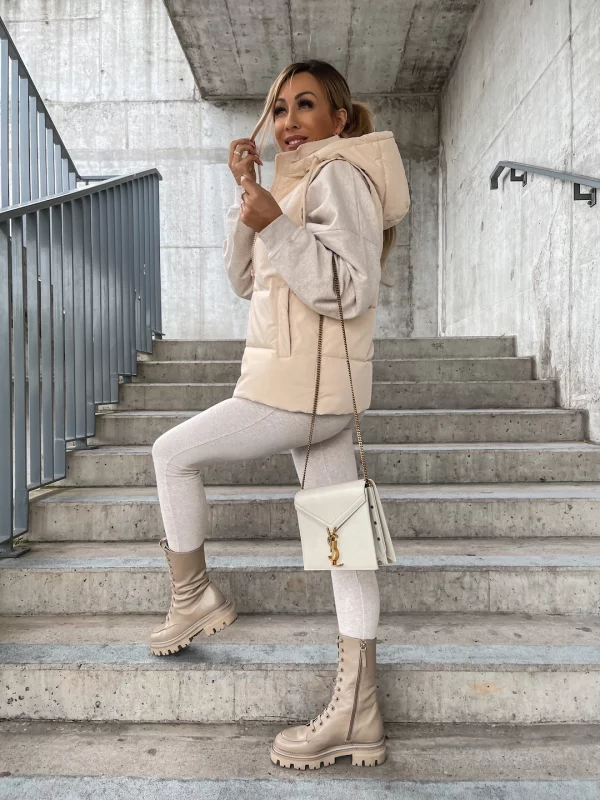 KAMIZELKA REMMI CREAM | Ubrania, obuwie oraz dodatki dla kobiet