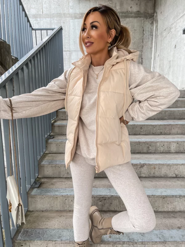 KAMIZELKA REMMI CREAM | Ubrania, obuwie oraz dodatki dla kobiet