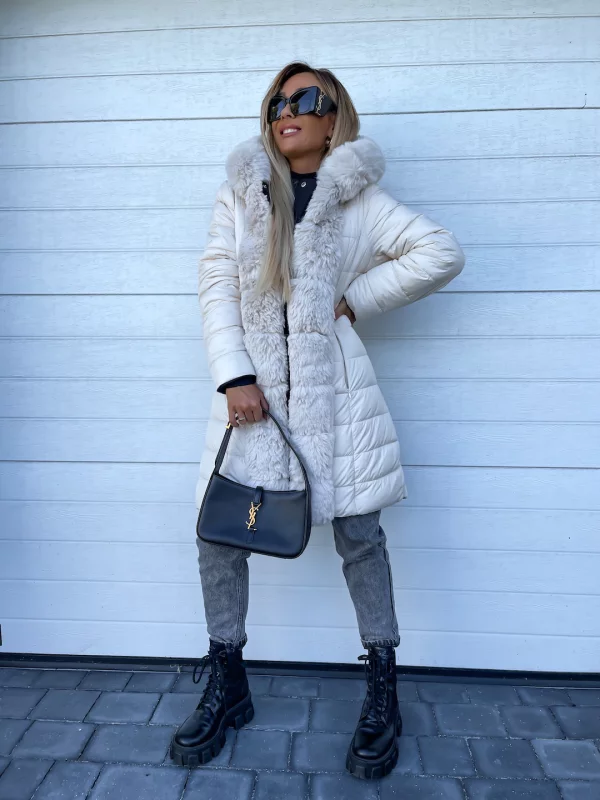 KURTKA DWUSTRONNA WALTER CREAM | Ubrania, obuwie oraz dodatki dla kobiet