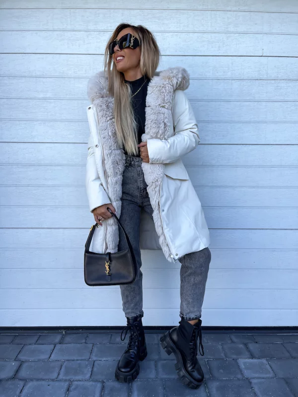 KURTKA DWUSTRONNA WALTER CREAM | Ubrania, obuwie oraz dodatki dla kobiet