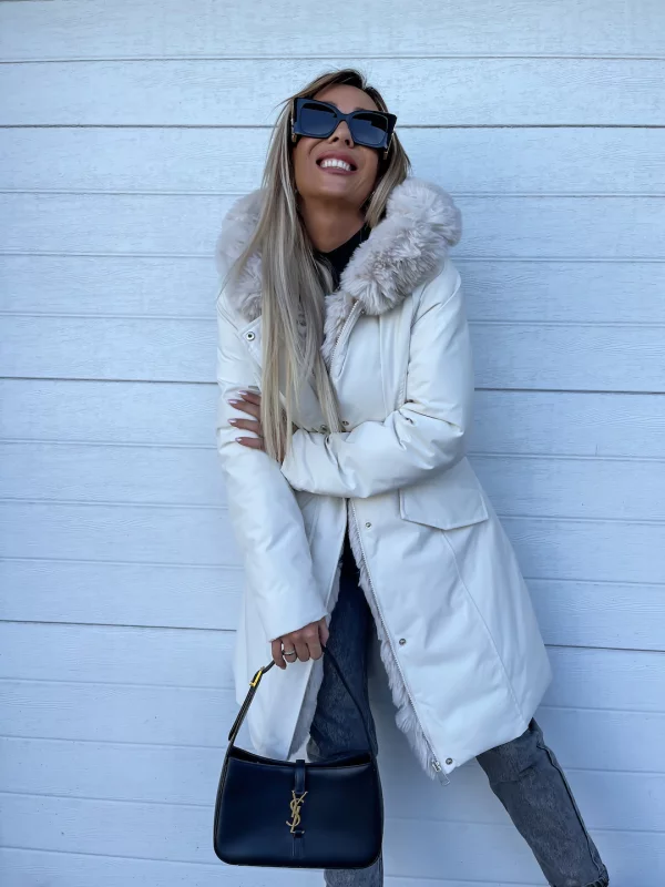 KURTKA DWUSTRONNA WALTER CREAM | Ubrania, obuwie oraz dodatki dla kobiet