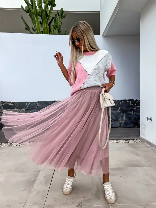 SPÓDNICA TIULOWA DAISY POWDER | Ubrania, obuwie oraz dodatki dla kobiet