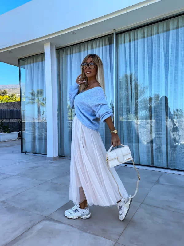 SPÓDNICA TIULOWA DAISY BEIGE | Ubrania, obuwie oraz dodatki dla kobiet