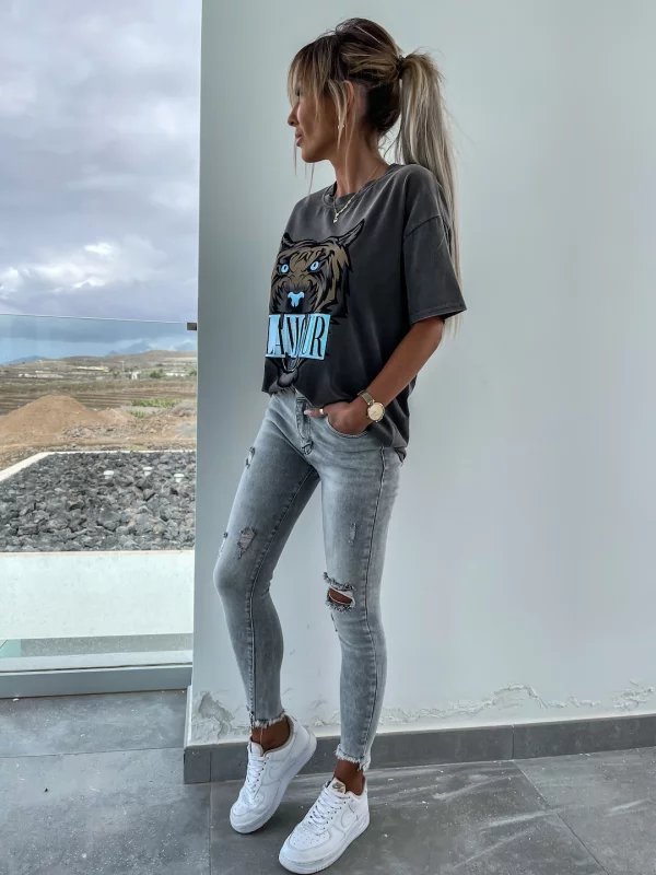 SPODNIE JEANSOWE ROSCOE GRAY | Ubrania, obuwie oraz dodatki dla kobiet