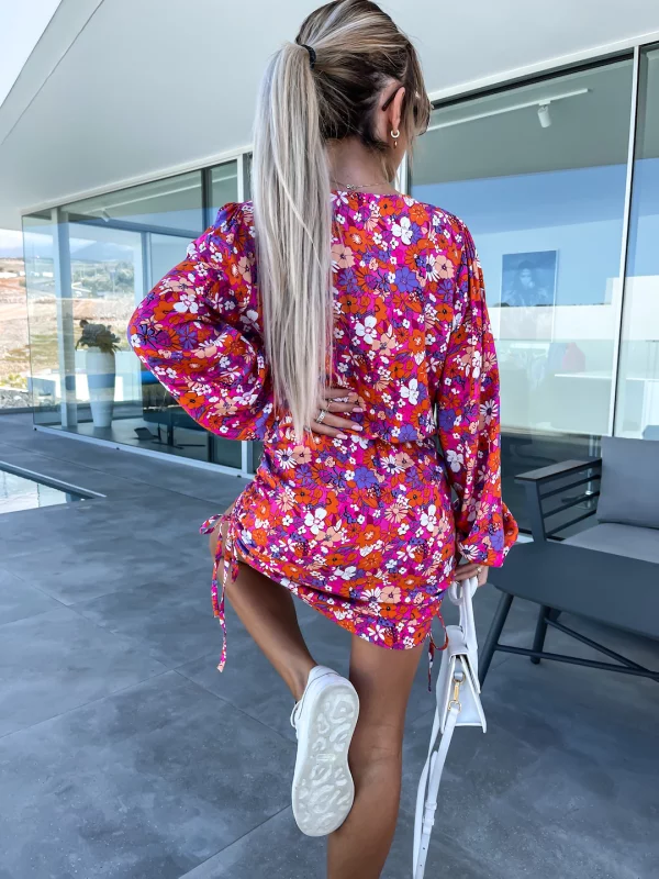 SUKIENKA BELLIS BY CHICACA FUCHSIA | Ubrania, obuwie oraz dodatki dla ...