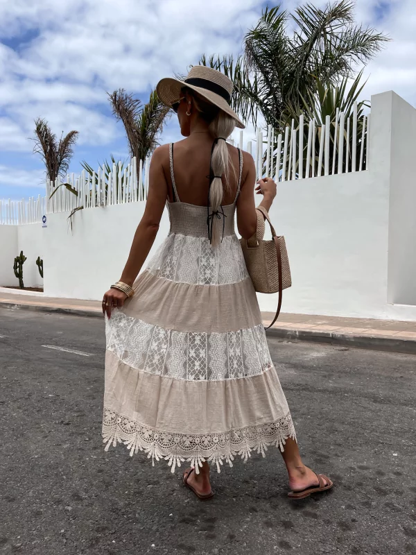 SUKIENKA BOHO ALICE BEIGE | Ubrania, obuwie oraz dodatki dla kobiet