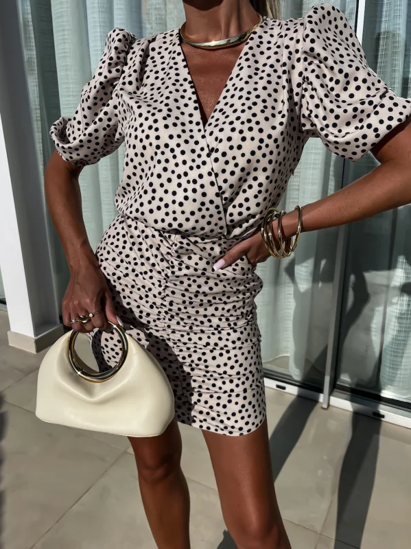 SUKIENKA SOFIA BEIGE | Ubrania, obuwie oraz dodatki dla kobiet