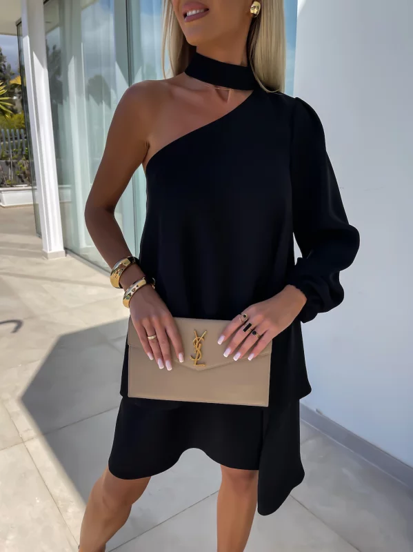 SUKIENKA Z CHOKEREM BY CHICACA BLACK | Ubrania, obuwie oraz dodatki dla ...