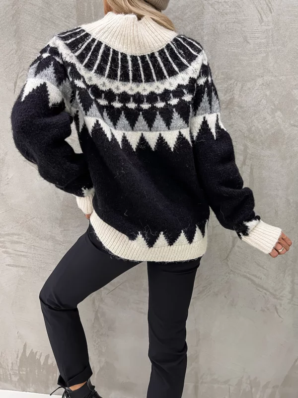 SWETER CAVER BLACK | Ubrania, obuwie oraz dodatki dla kobiet