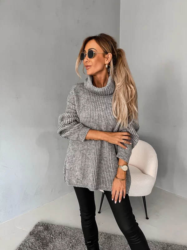 SWETER SWEET TREAT GRAY | Ubrania, obuwie oraz dodatki dla kobiet