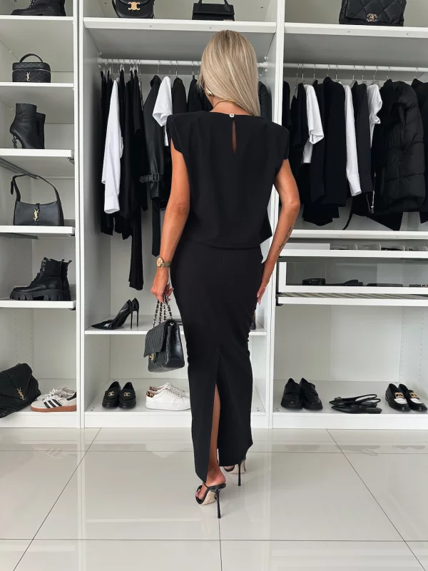 KOMPLET 2-CZĘŚCIOWY MILADY BLACK | Ubrania, obuwie oraz dodatki dla kobiet